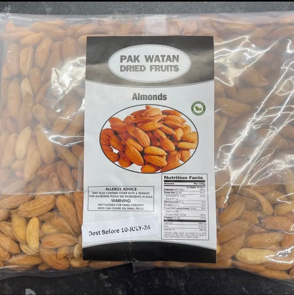 Afghan Almonds - Afghani Badaam – Pak Watan Dried Fruits Ltd.